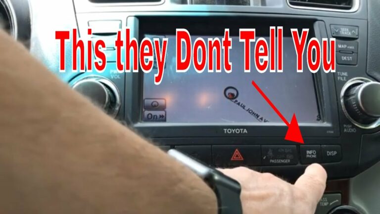 How to Update Toyota Highlander Navigation System for Free - DIYCarExpert